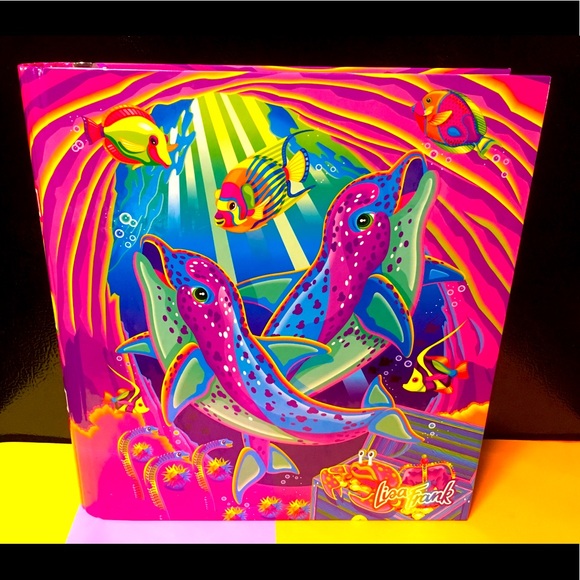 Lisa Frank | Office | Lisa Frank Fantastic World Dolphin Binder | Poshmark
